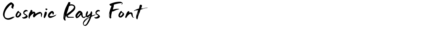 Cosmic Rays - Download fonts