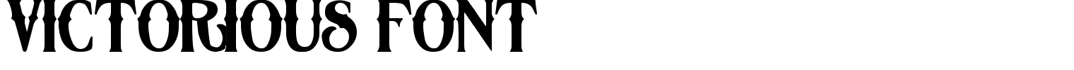 Victorious - Download fonts