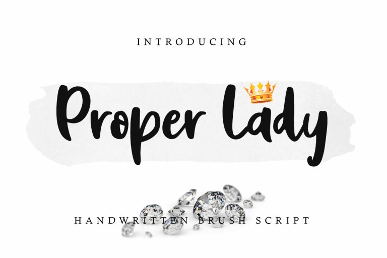 Proper Lady Script Font - Download fonts