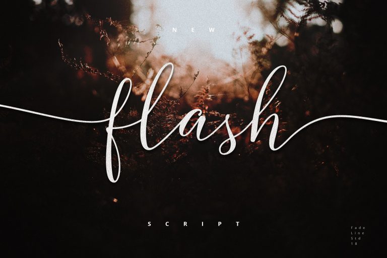 Flash Script Font - Download fonts