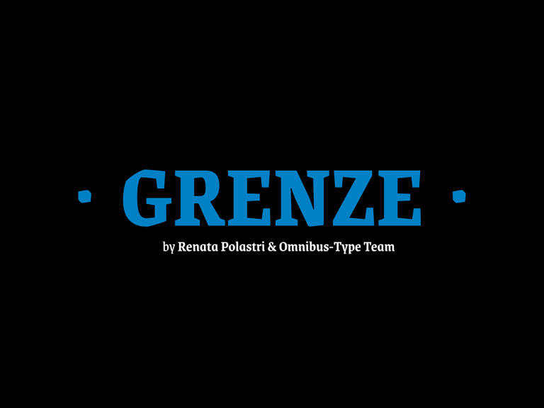 Grenze Font Family - Download fonts