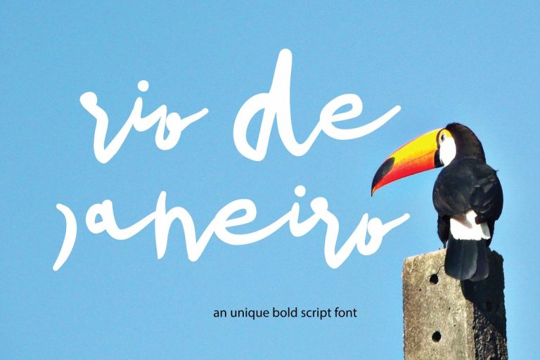 Rio de Janeiro Brush Font - Download fonts