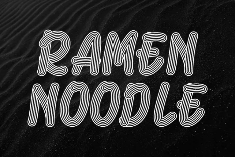 Ramen Noodle Font - Download fonts