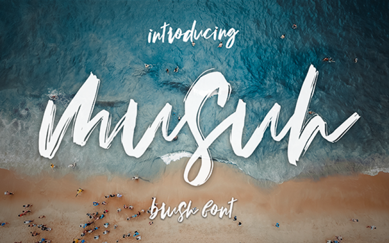 Musuh Brush Font - Download fonts