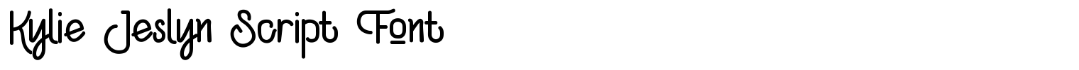 Kylie Jeslyn Script Font - Download fonts