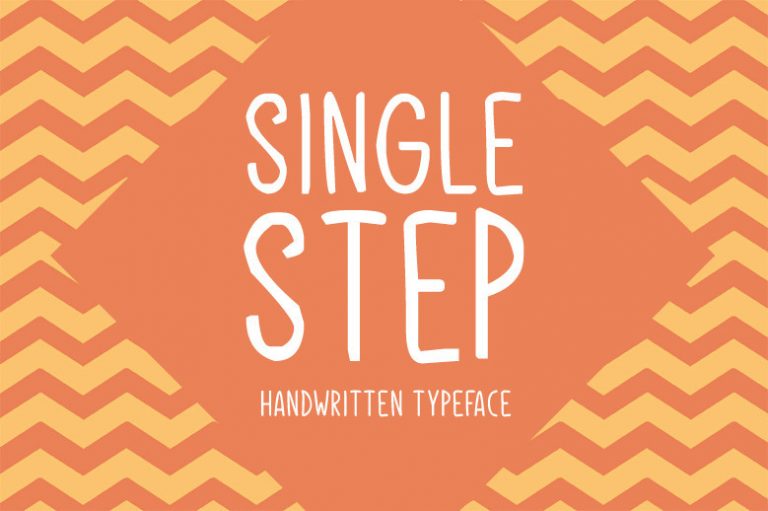 Single Step Handwritten Font - Download fonts