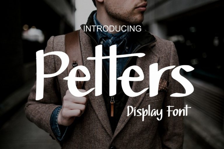 Petters Display Font - Download fonts