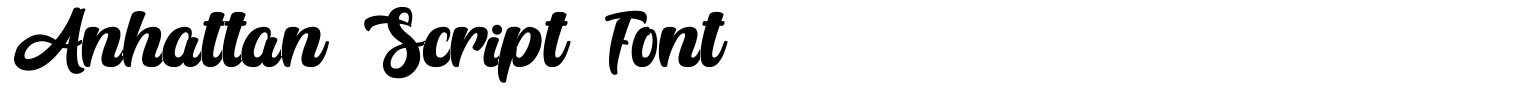Anhattan Script Font - Download fonts