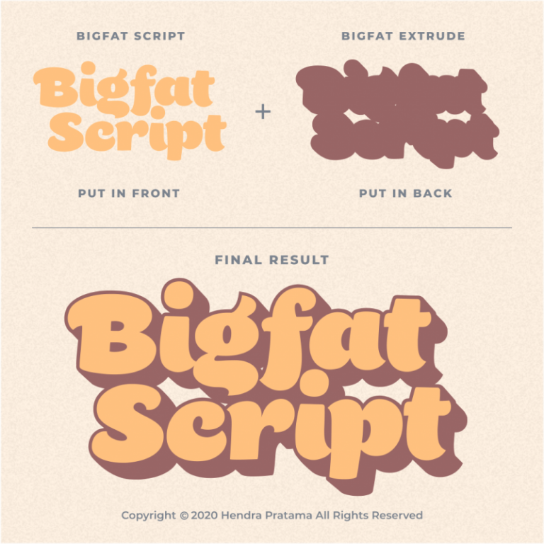 Bigfat Script Font - Download fonts