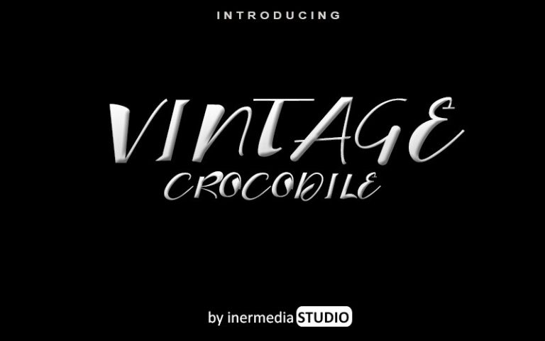 Crocodile Script Font - Download fonts