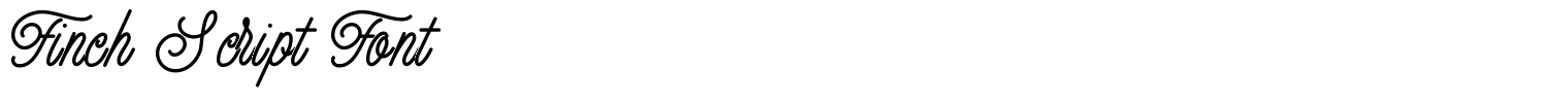 Finch Script Font - Download fonts