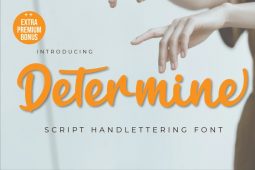 Determine Script Font - Download fonts