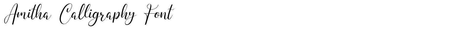 Amitha Calligraphy Font - Download fonts