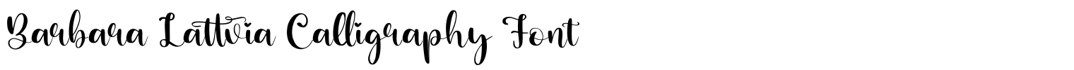 Barbara Lattvia Calligraphy Font - Download fonts