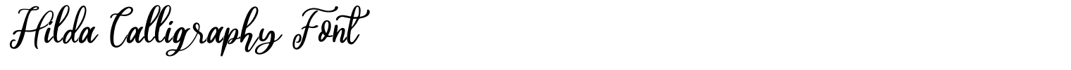 Hilda Calligraphy Font - Download fonts