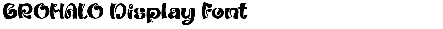 BROHALO Display Font - Download fonts
