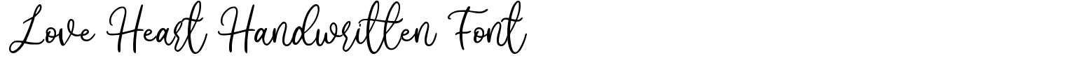 Love Heart Handwritten Font - Download fonts