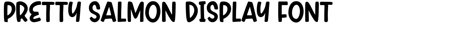 Pretty Salmon Display Font - Download fonts