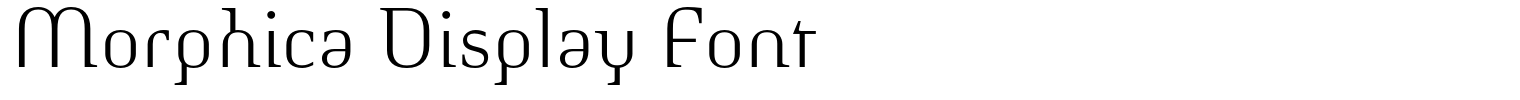 Morphica Display Font - Download fonts
