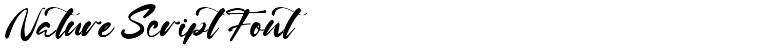 Nature Script Font - Download fonts
