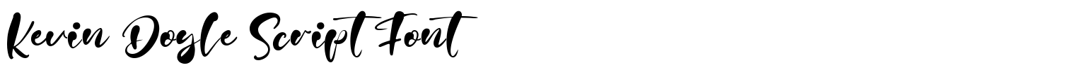 Kevin Doyle Script Font - Download fonts