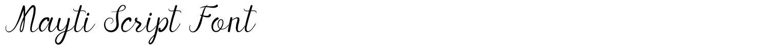 Mayti Script Font - Download fonts