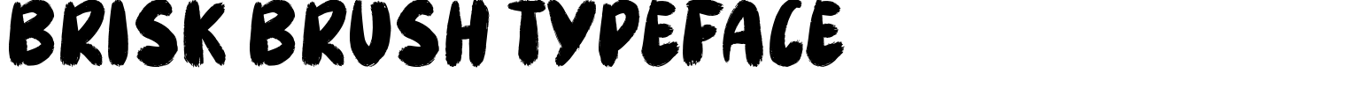 Brisk Brush Typeface - Download fonts