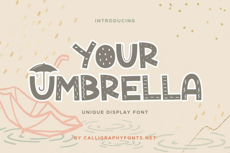 Your Umbrella Display Font - Download fonts