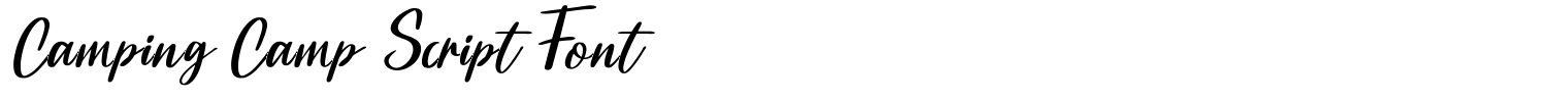 Camping Camp Script Font - Download fonts