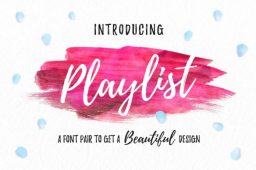Playlist Font Free - Download fonts