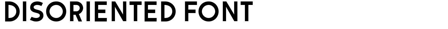 Disoriented Font Download Fonts