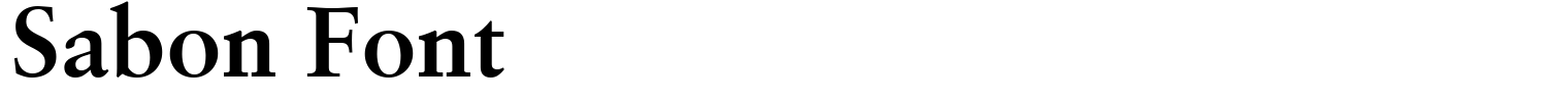 Sabon Font - Download fonts