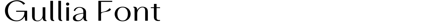 Gullia Font - Download fonts