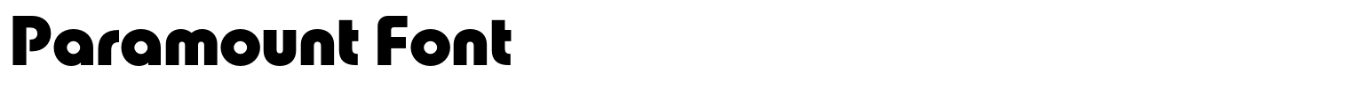 Paramount Font - Download fonts