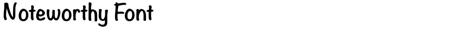Noteworthy Font - Download fonts