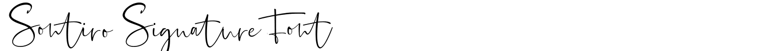 Sontiro Signature Font - Download fonts
