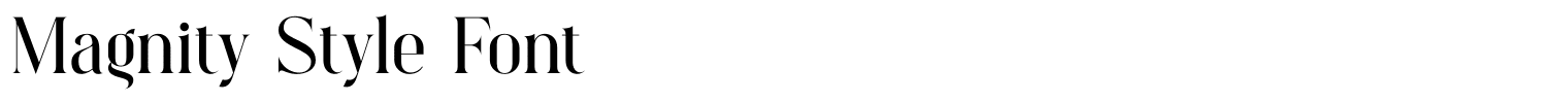 Magnity Style Font - Download fonts