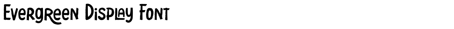 Evergreen Display Font - Download fonts