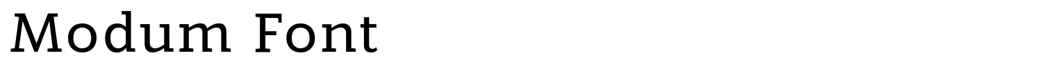 Modum Font - Download fonts