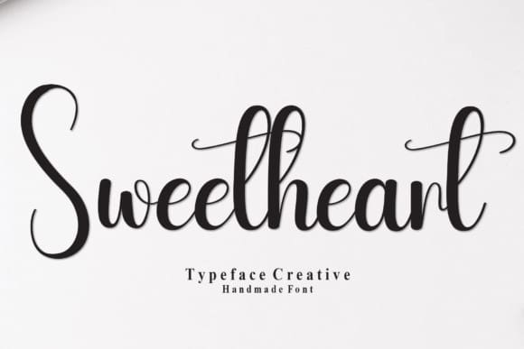 Sweetheart Script Typeface - Download fonts