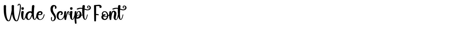 Wide Script Font - Download fonts