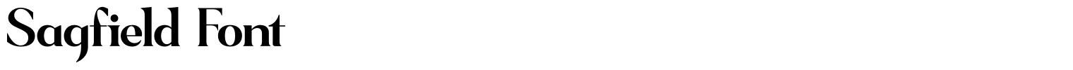 Sagfield Font - Download fonts