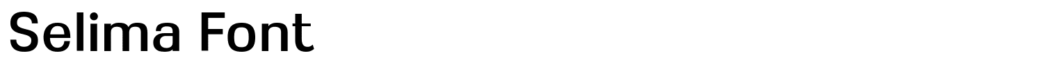 Selima Font - Download fonts