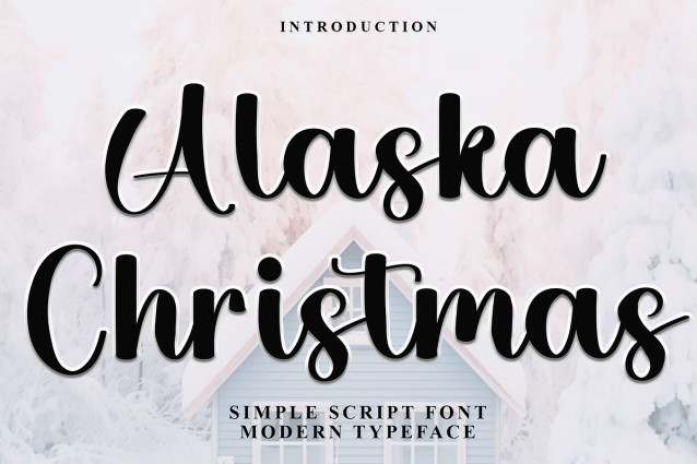 Alaska Christmas Script Font - Download fonts