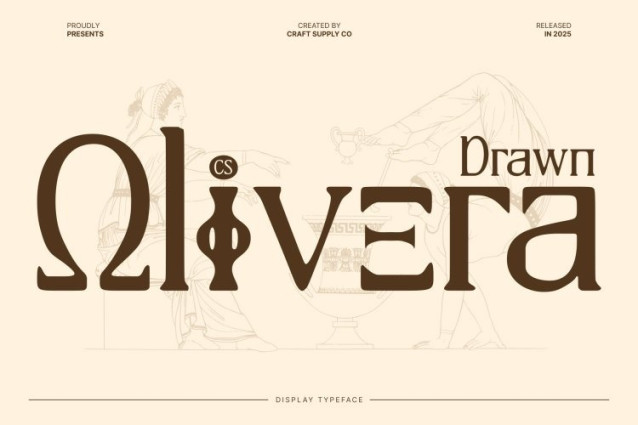 CS Olivera Drawn Font - Download fonts